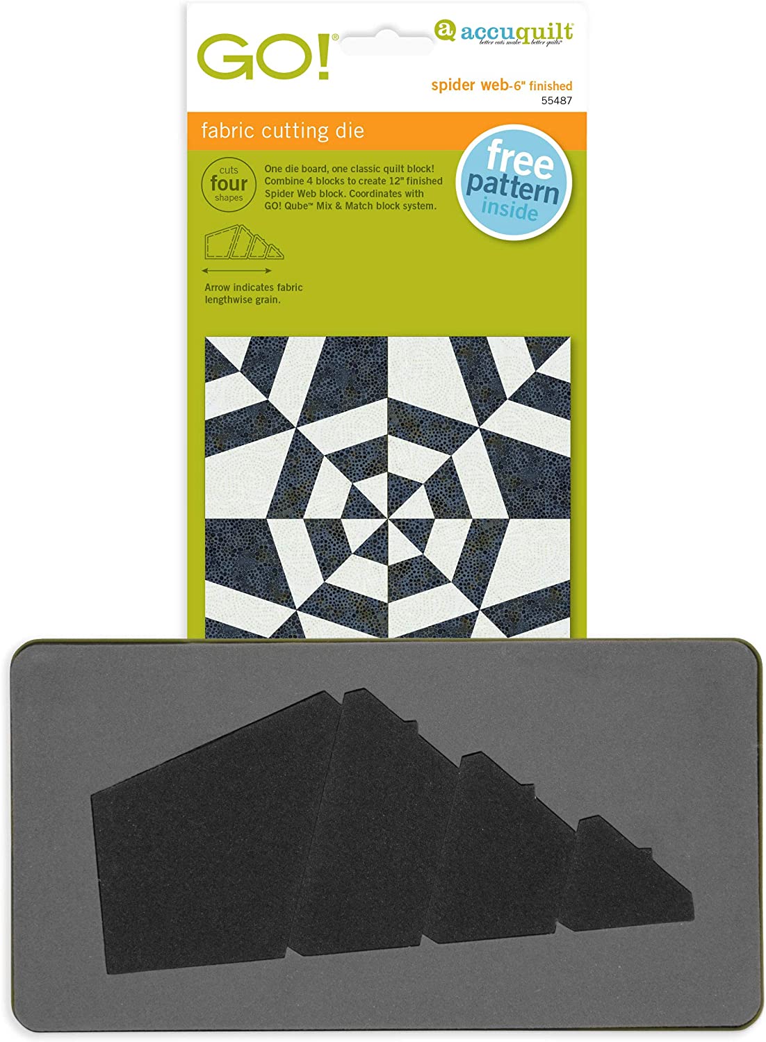 Accuquilt GO! Die 55487 Spider Web 6 inch Finished – The Sewing Corner